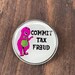 Commit Tax Fraud Barney Pin Button Soft Enamel Purple Dinosaur Meme ...