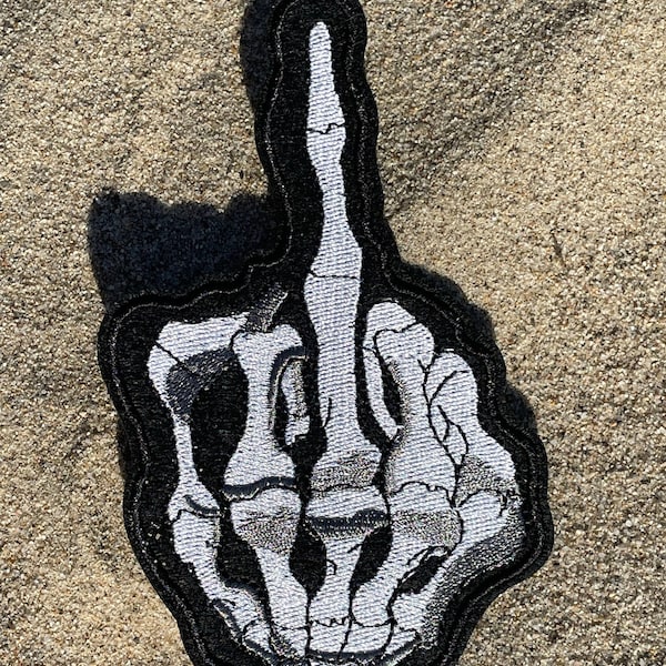 Middle Finger Pin Skeleton - Etsy