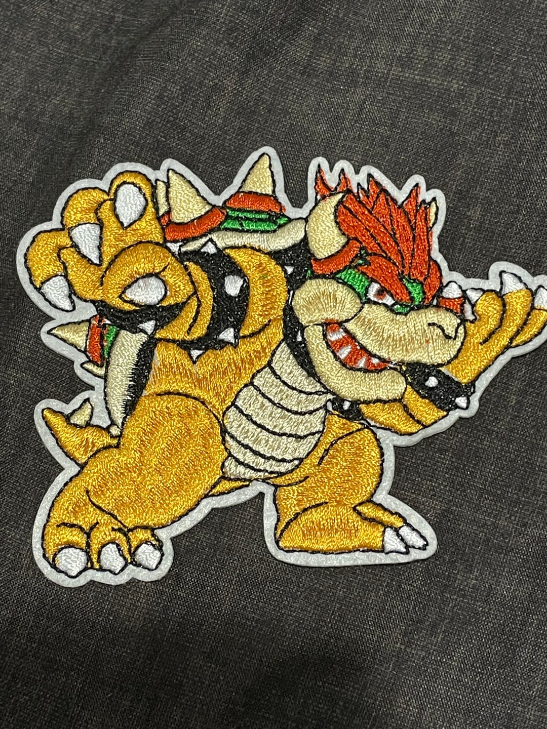 Bowser Patch iron On Super Mario Patch Super Smash Old - Etsy