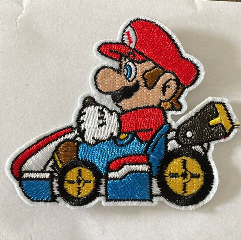 Mario Kart Patch Iron on Super Mario Nintendo 64 Cool - Etsy