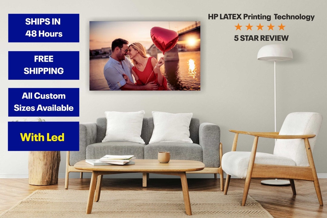 Personalized LED Lighted Canvas Paintingunique LED Lighted - Etsy