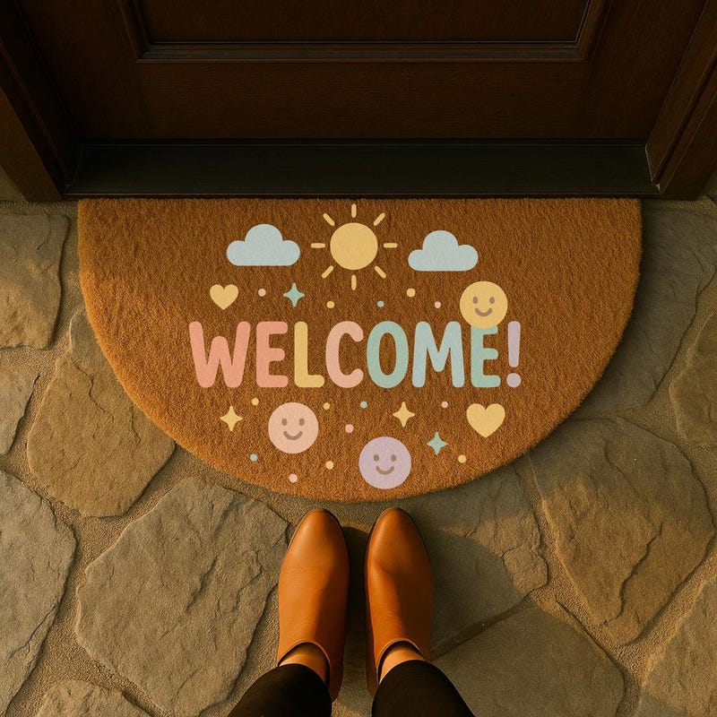 Half Circle Rug - Etsy