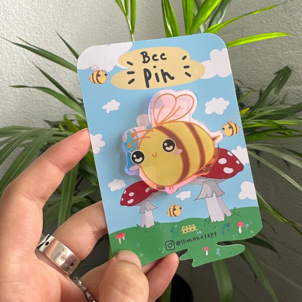 Bee Pin - Etsy