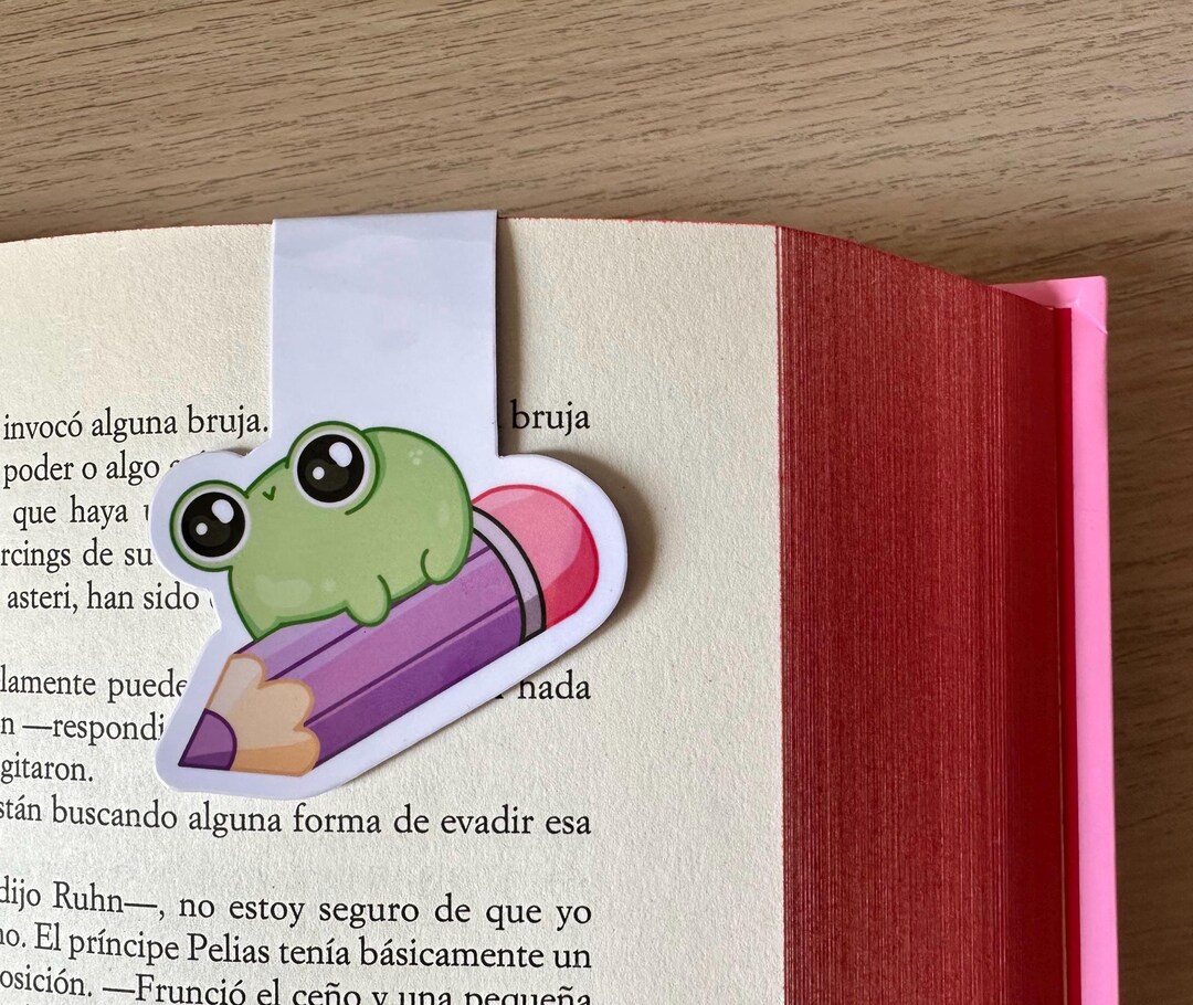 Bookmark With Magnet Artist Frog~ Funny Bookmark ~pencil Frog Bookmark ...