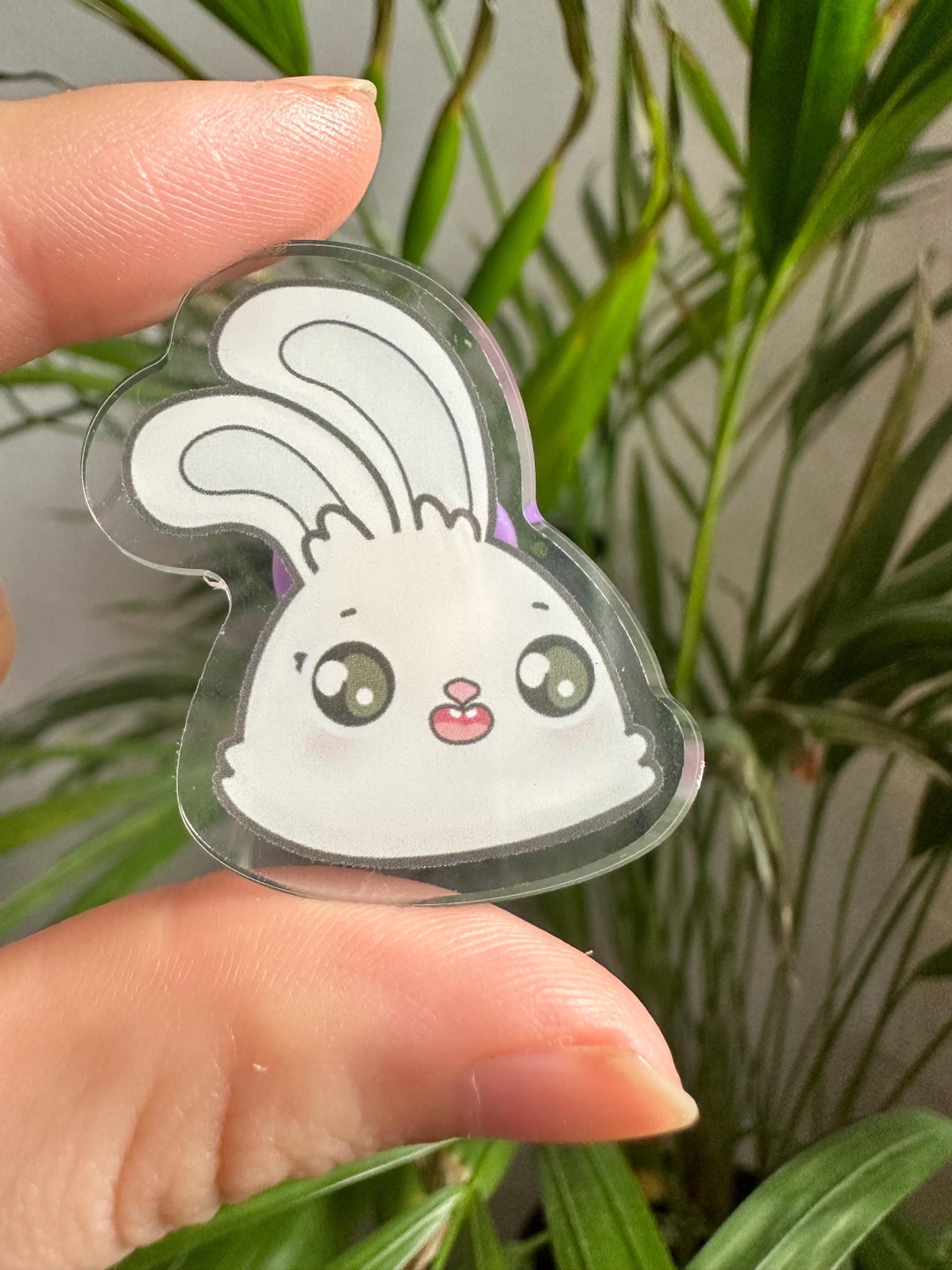 Happy Bunny Pin [limited Edition] ~ Adorable Enamel Lapel Pin ~ Cute ...