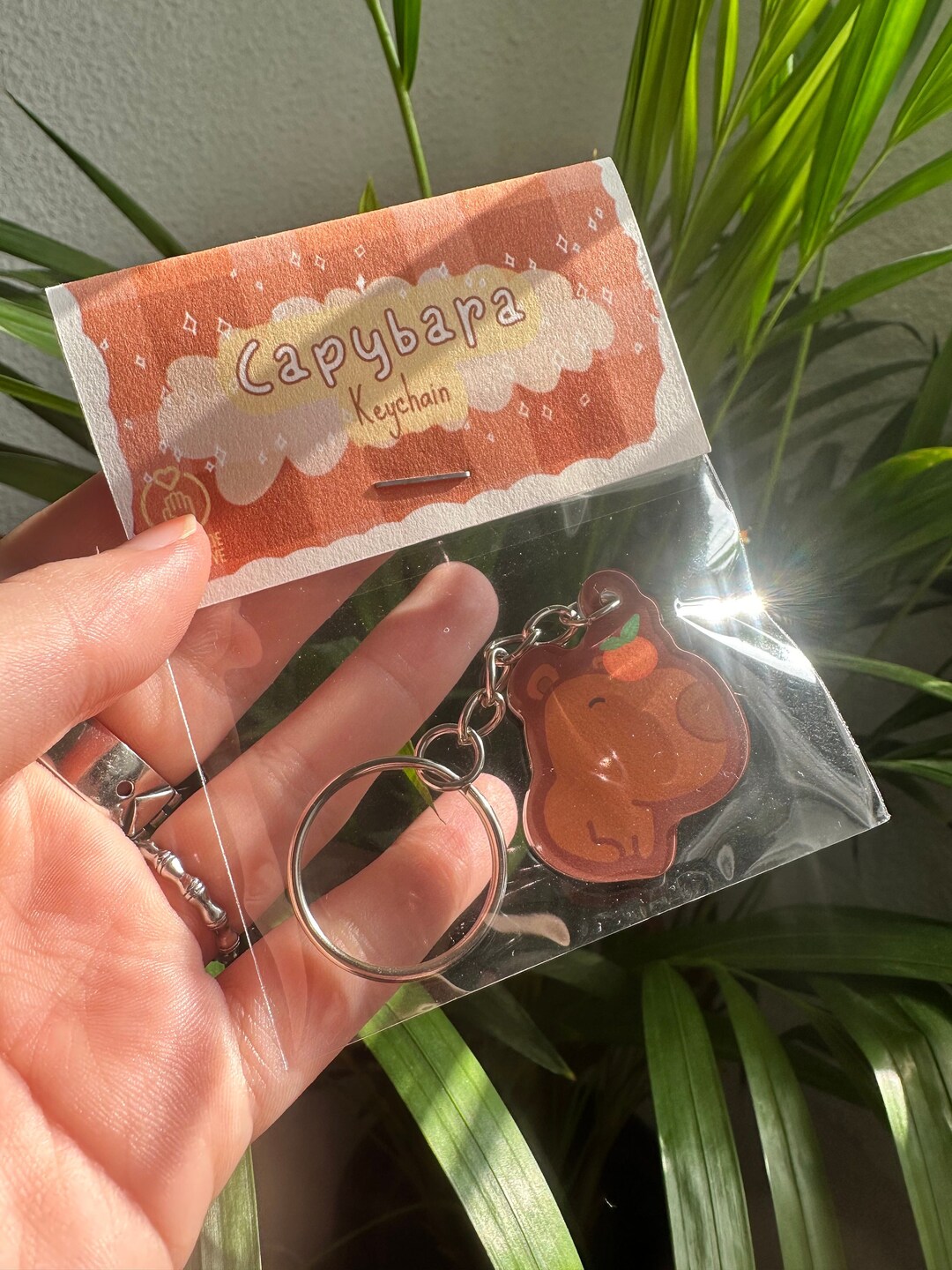Capybara Keychain, Capybara Lover Gift, Cute Capybara Keychain, Kawai ...
