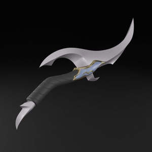 Baruka's Dagger Solo Leveling 3D Model for 3D Printing STL OBJ STEP ...