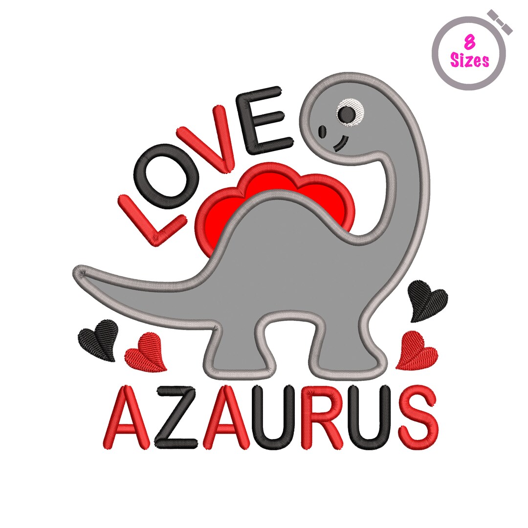 Valentine Dinosaur Loveasaurus Rex With Heart First Valentine's Day ...