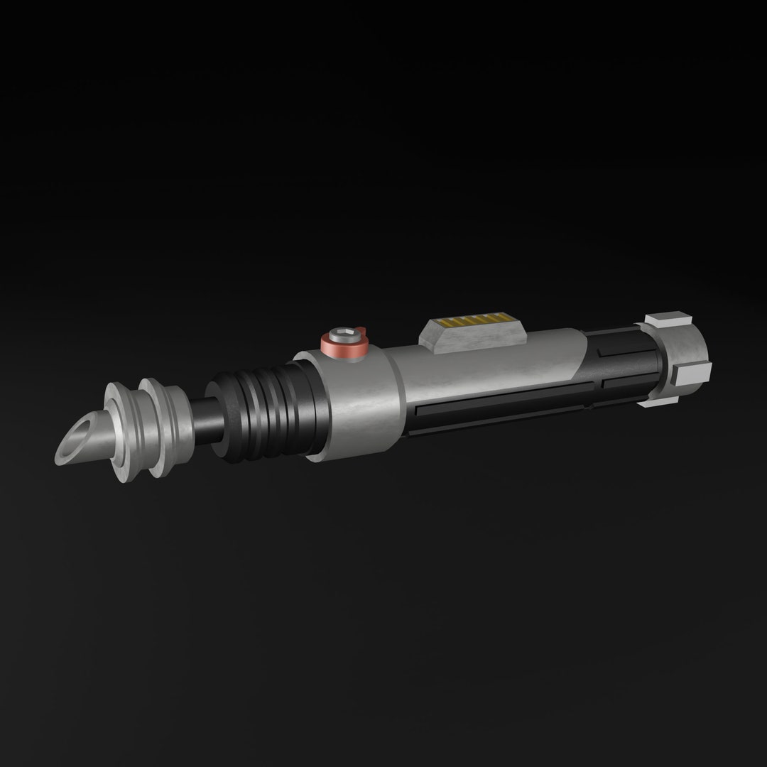 Ezra Bridger Lightsaber 3D Model for 3D Printing STL OBJ STEP Formats ...