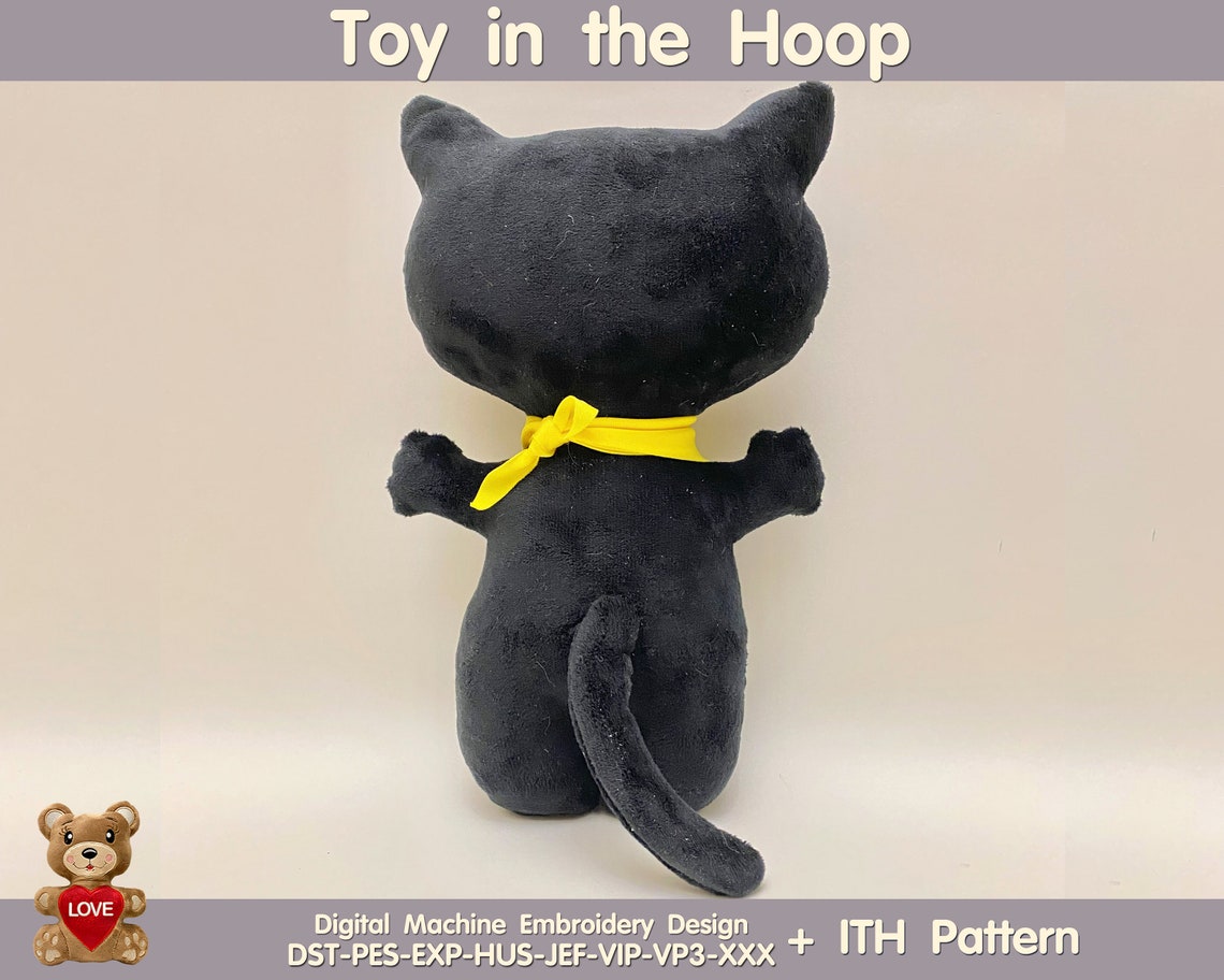 Cat Persona Angry Soft Toy Digital Design for Machine - Etsy