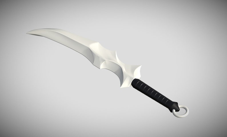 Vampire Dagger From Overlord 3D Model for 3D Printing STL OBJ IGES ...