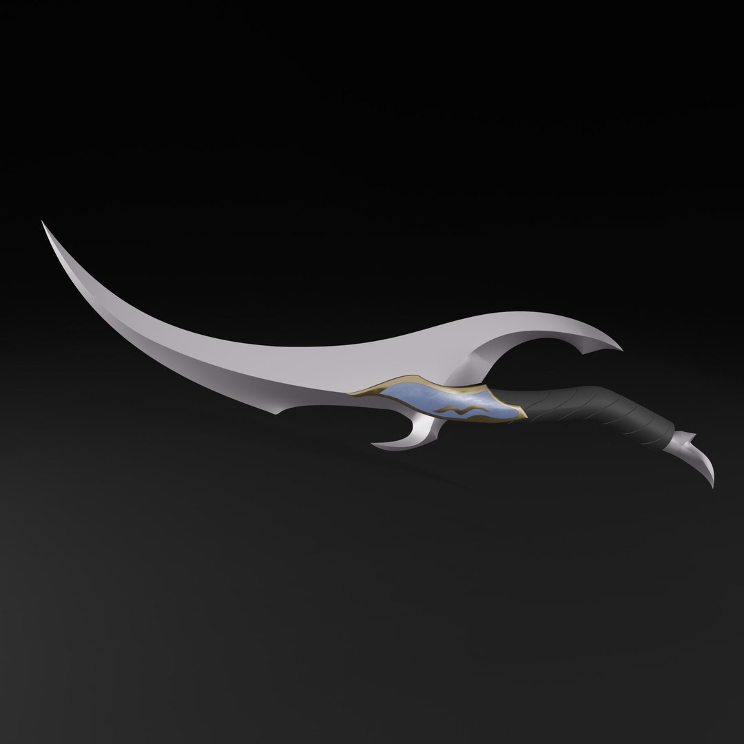 Baruka's Dagger Solo Leveling 3D Model for 3D Printing STL OBJ STEP ...