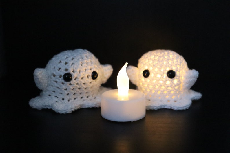 Ghost - LED Tea Light - Crochet Pattern - PDF Download (english/german ...