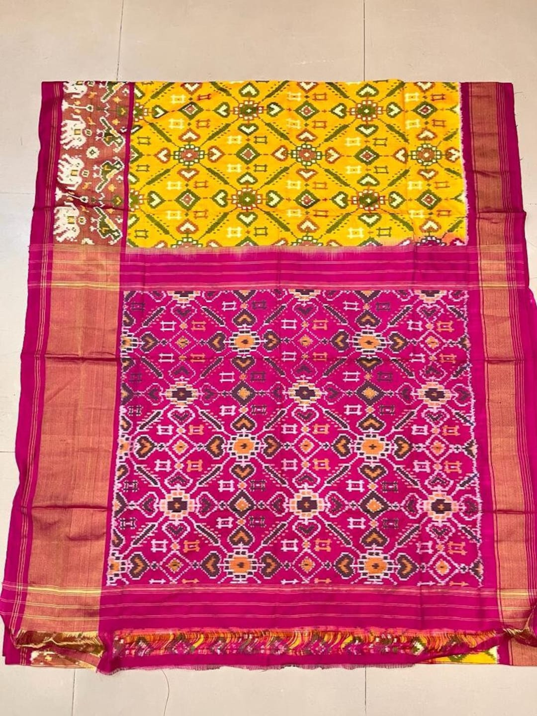 Patola Saree, Patola Silk Saree, Indian Patola Saree, Sarees, Patola ...
