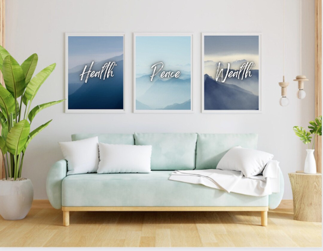 Health, Wealth, Peace Digital Print - Etsy