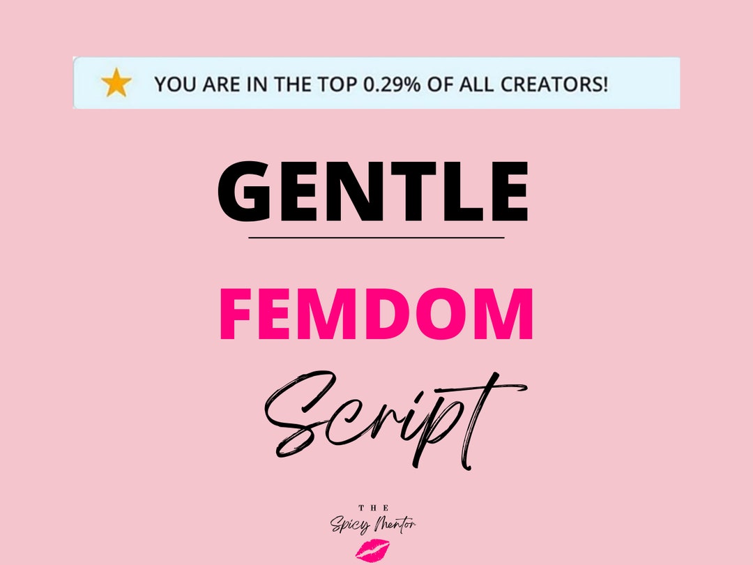Gentle Domination JOI Scripts Add a Soft Touch to Your Femdom for ...