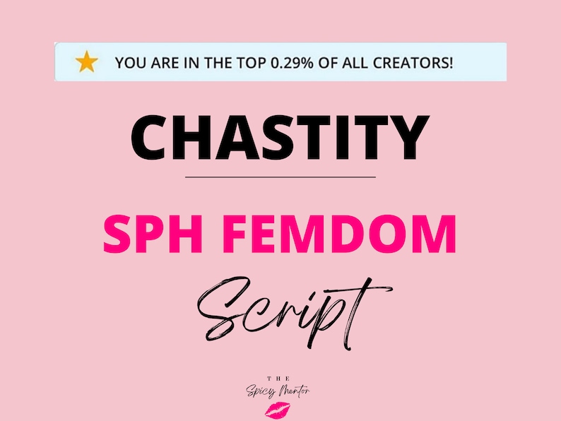 Unlock Your Potential With My Chastity SPH JOI F4M Script Proven to Increase Engagement Onlyfans ...