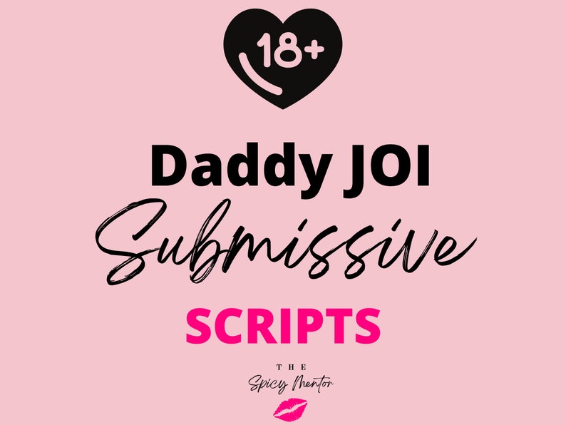 Daddy Joi Script Boost Your Earnings With Adult Industry Joi Etsy 1612