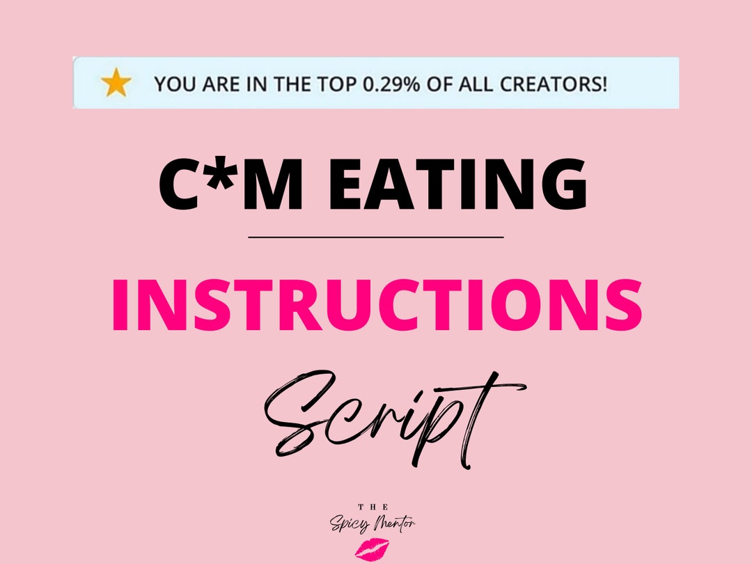 Sensual CEI JOI Script Elevate Your Adult Content on Onlyfans, Twitch, Snapchat, Fansly Sissy ...