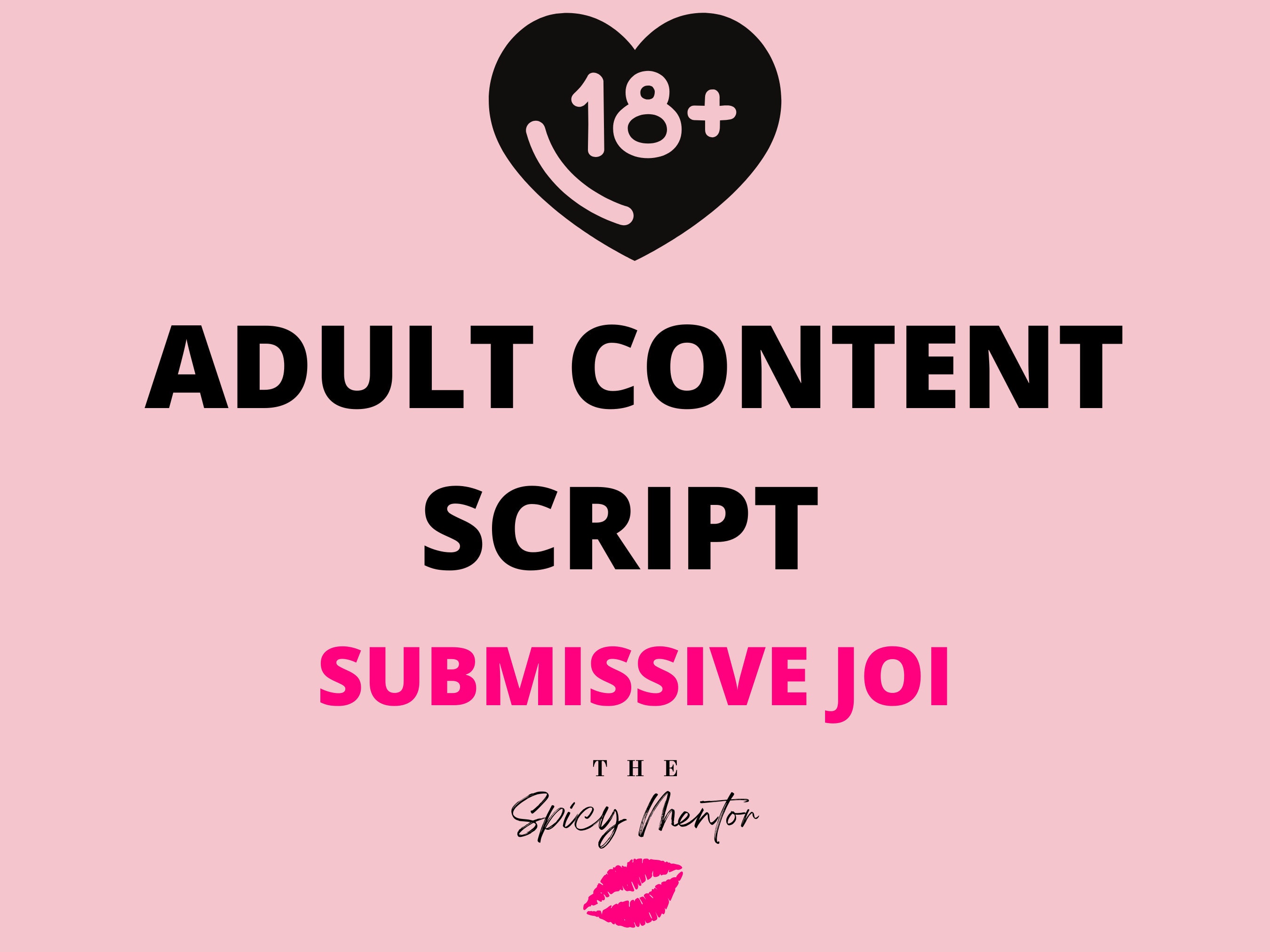My Submissive JOI Scripts Expertly Crafted for Adult Content Creators Onlyfans, Twitch, Snapchat ...