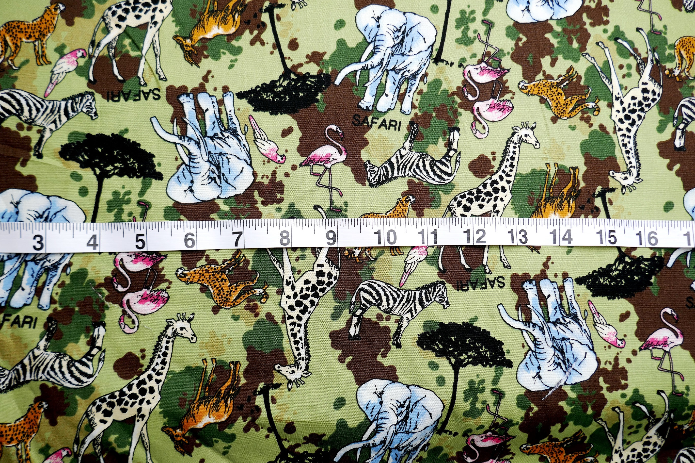 Zoo Animals Cotton Poplin Print Fabric Suitable for Clothes Etc. - Etsy