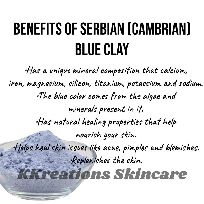 Serbian cambrian Blue Clay Sea Moss Soap Barnatural Glycerin Soap ...