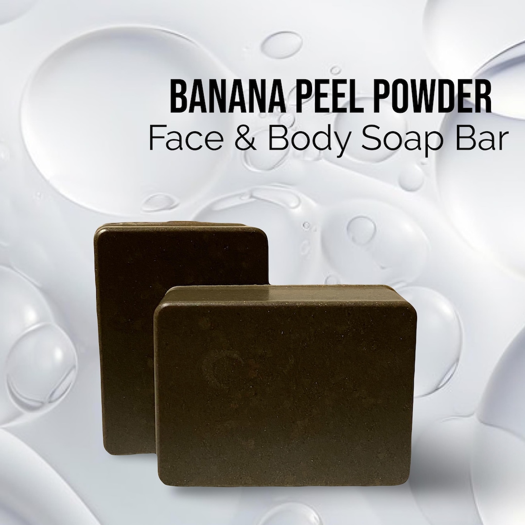 BANANA PEEL POWDER Soap || Shea Butter Mango Butter Cocoa Butter ...