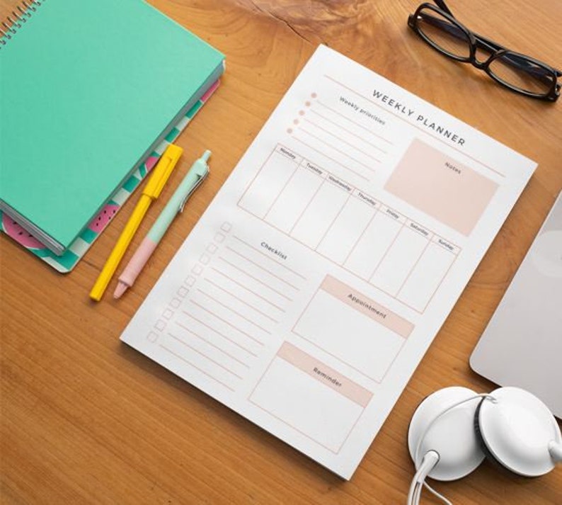 Daily to Do Printable, Instant Download, Daily Schedule - Etsy