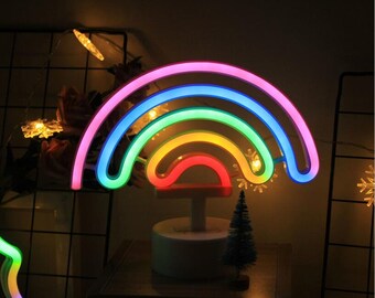 Neon Desk Lamp - Etsy