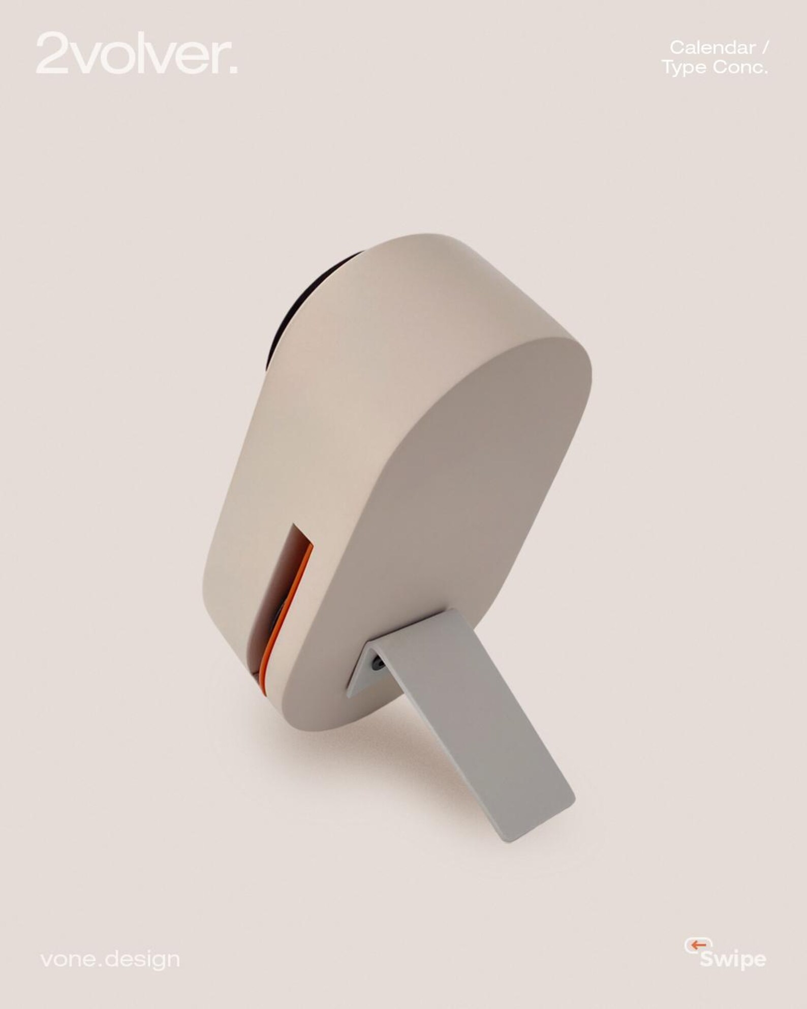 Manually Changeable Aluminum Desk Calendar – Modern and Timeless Design ...