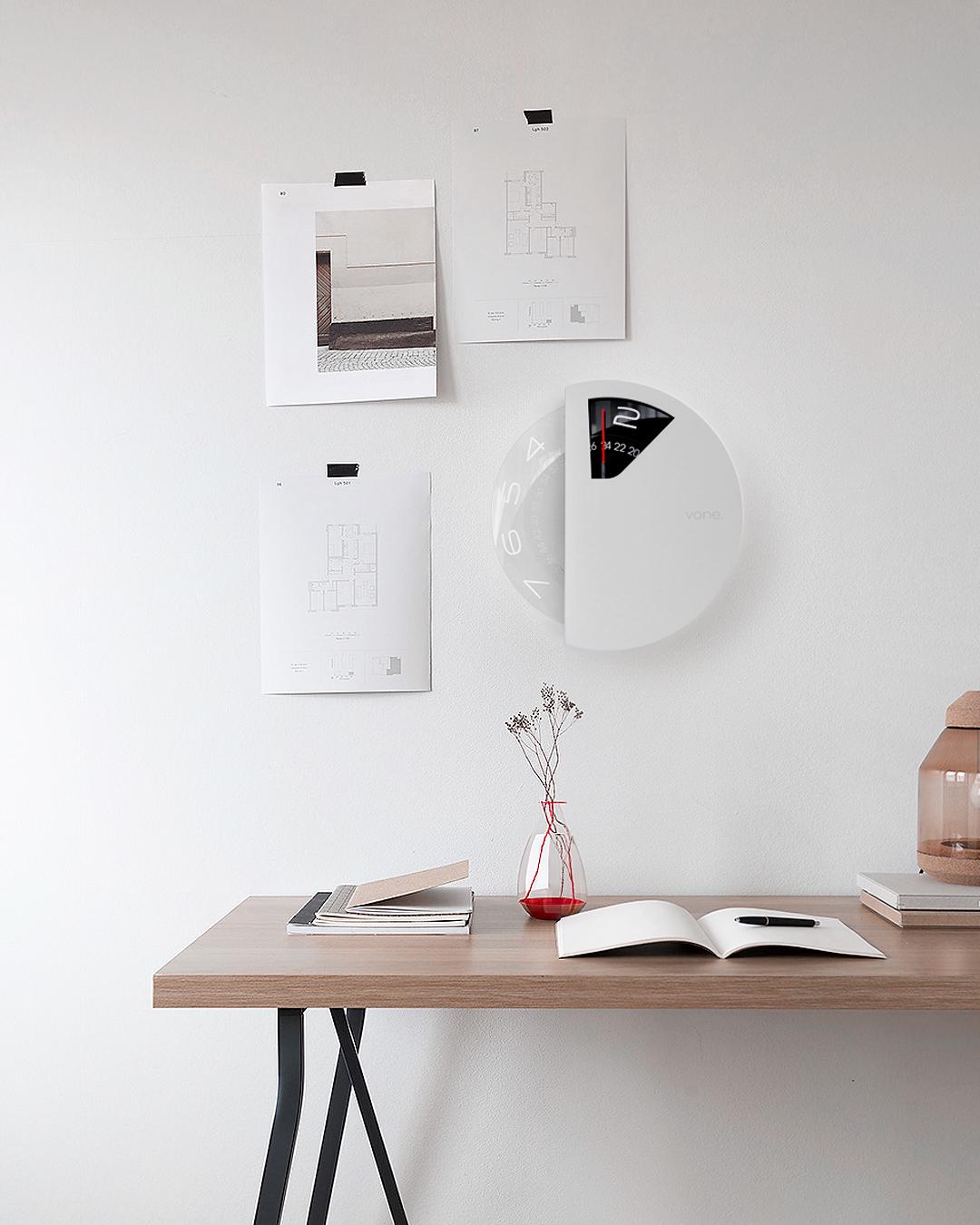 Unique Half-circle Wall Clock – Modern & Dynamic Design - Etsy