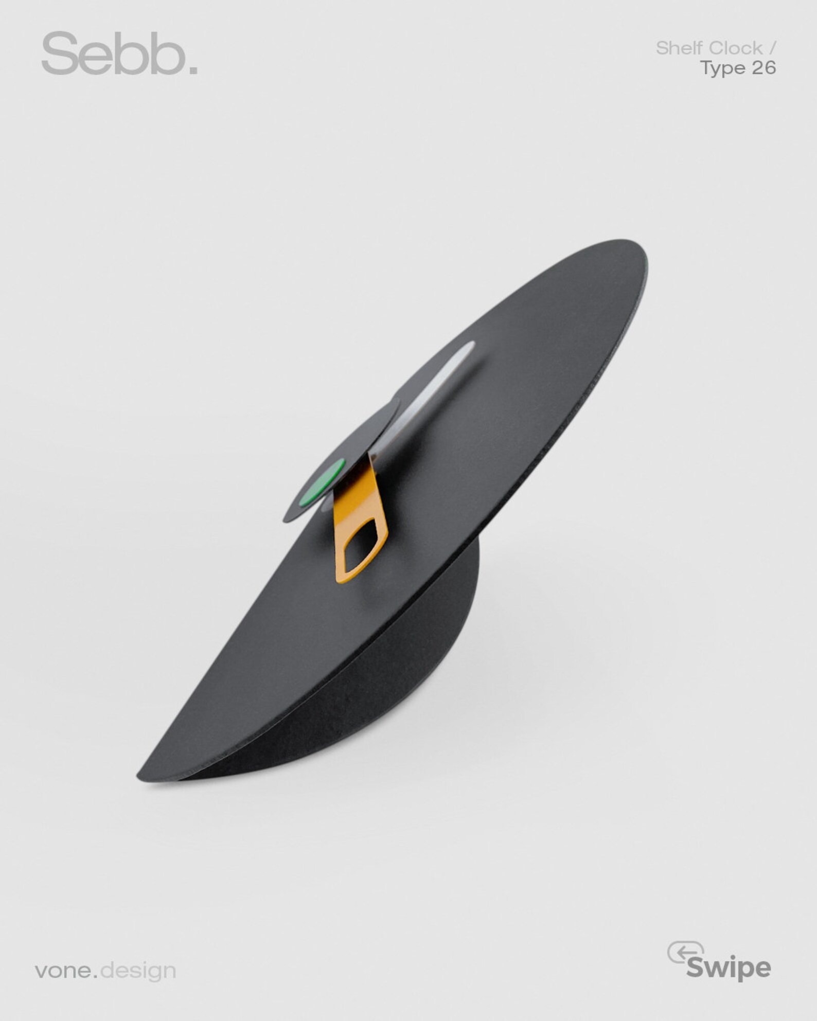 Modern Colorful Shelf Clock, Creative Clocks Metal Cases, Handmade and ...