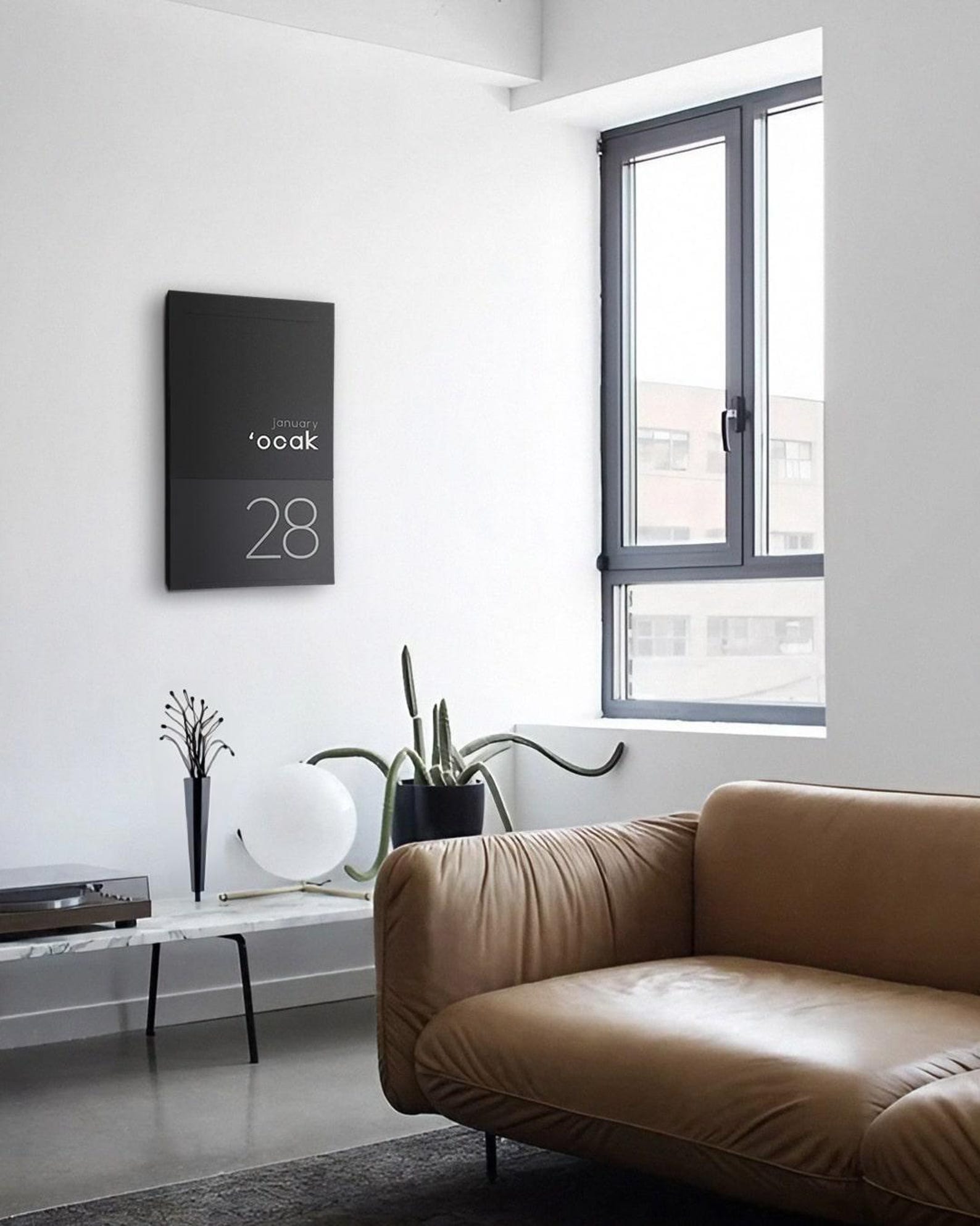 Wall Calendar Handmade and Unique Modern and Minimal Calendar Design by ...