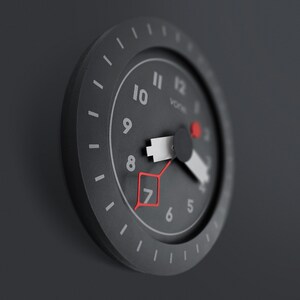 Unique Sport Wall Clock, Pilot Clock, Modern Sport Clock, Pilot Watch ...