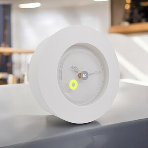 Desk Set, White Desk Clock, Transparent and Unique Desk Accessories ...