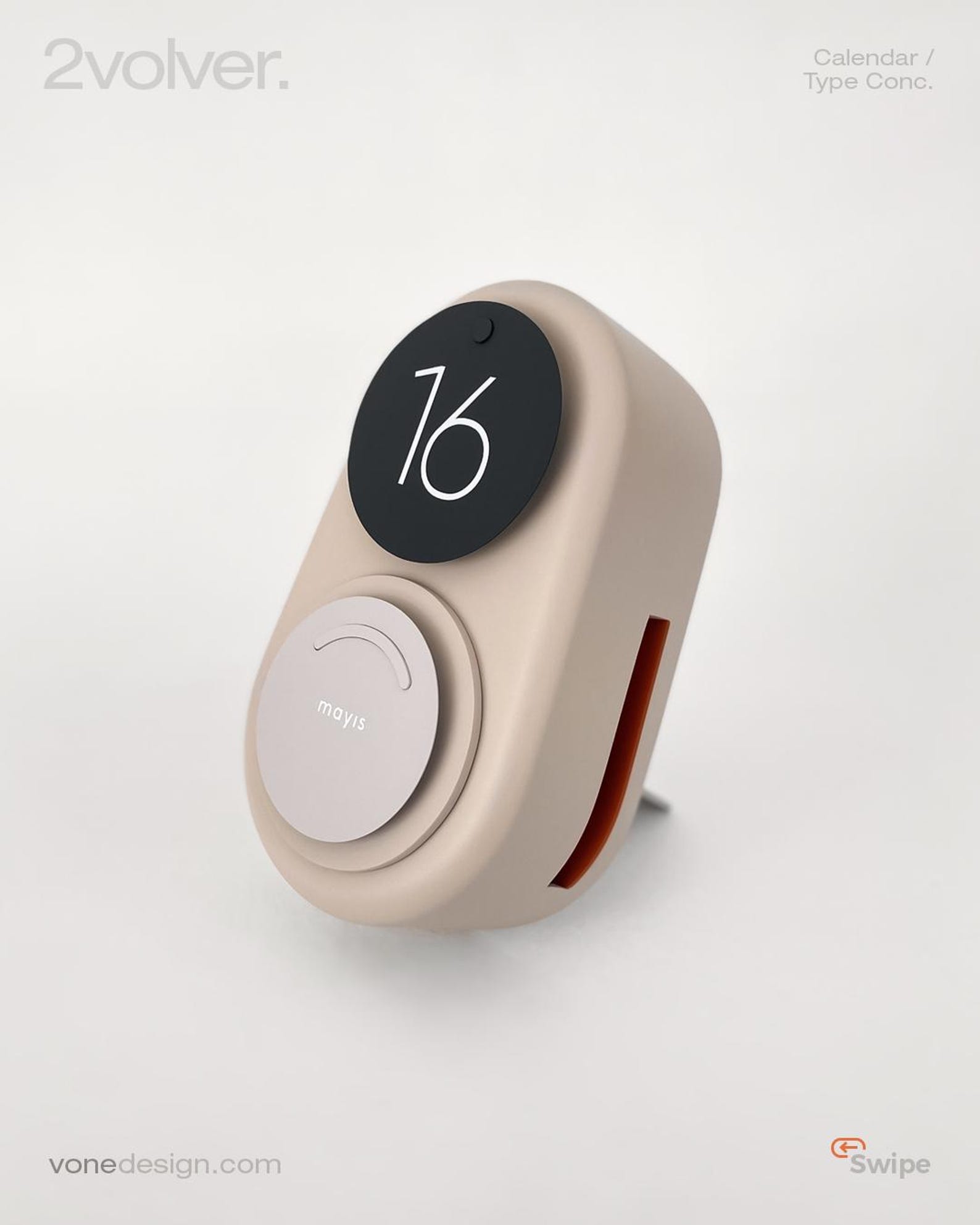 Manually Changeable Aluminum Desk Calendar – Modern and Timeless Design ...