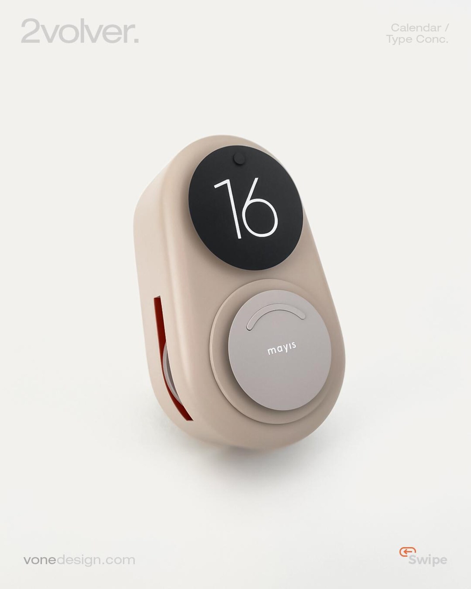 Manually Changeable Aluminum Desk Calendar – Modern and Timeless Design ...