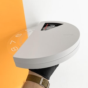 Unique Half-circle Wall Clock – Modern & Dynamic Design - Etsy