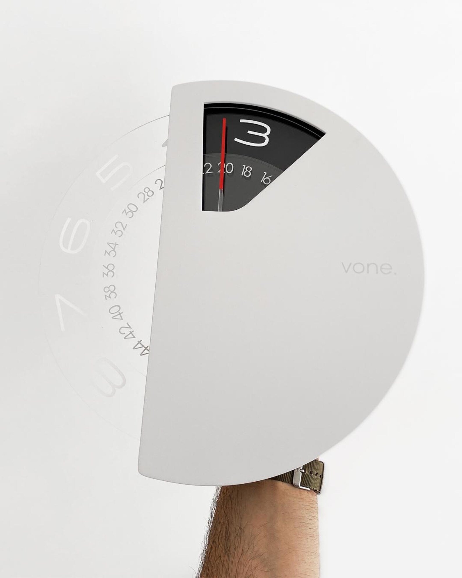 Unique Half-circle Wall Clock Modern & Dynamic Design - Etsy