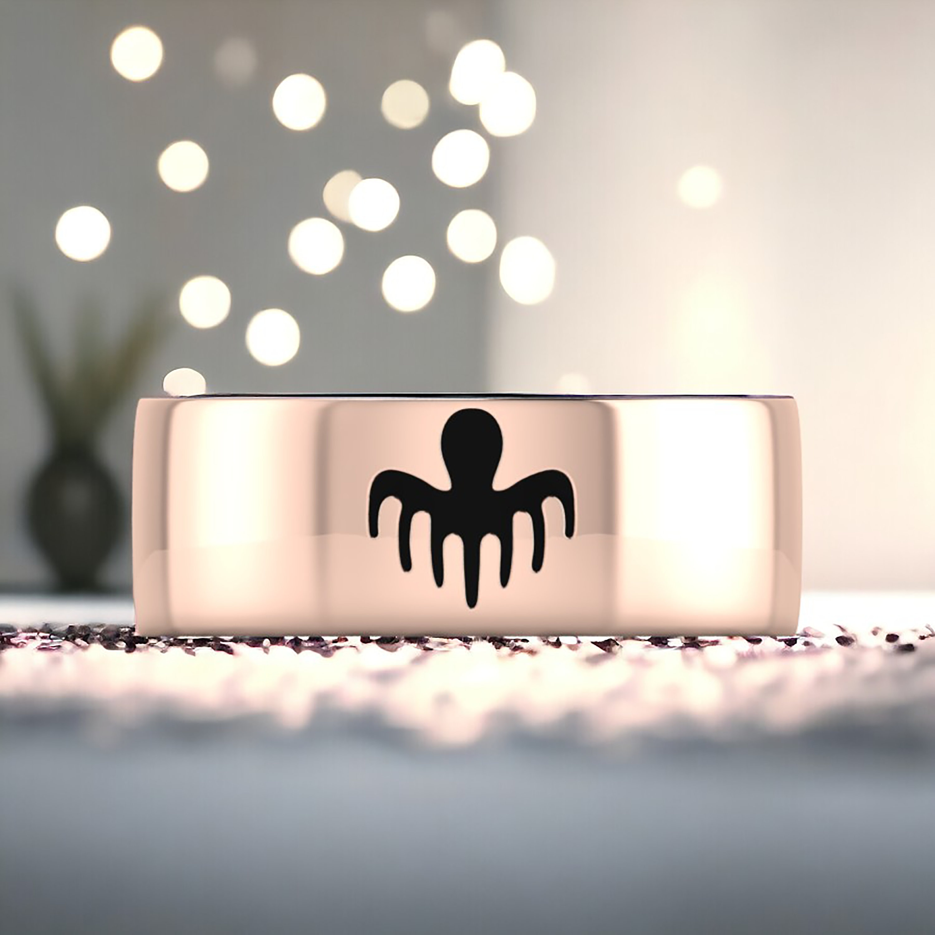 Huzurr Band Ring, 007 Ghost Party James Bond Ring Men Ring Silver Ring ...