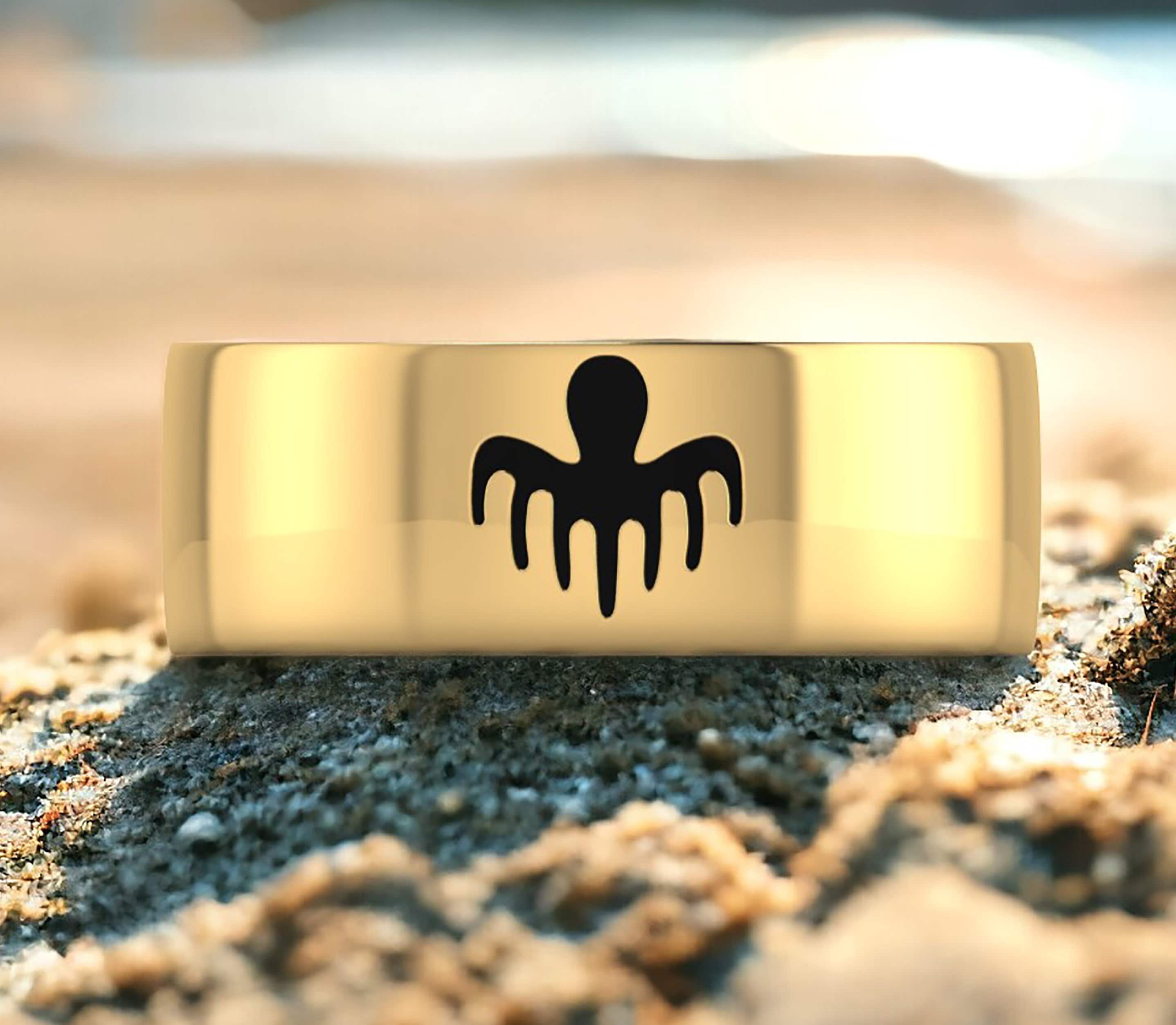 Huzurr Band Ring, 007 Ghost Party James Bond Ring Men Ring Silver Ring ...