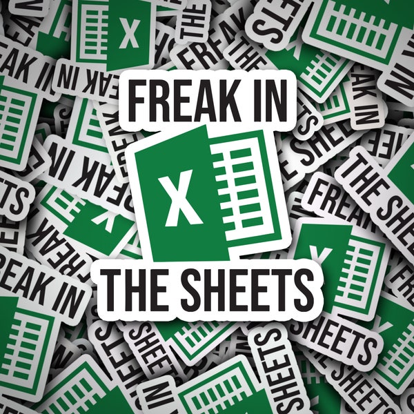 Excel Stickers for Water Bottle - Etsy