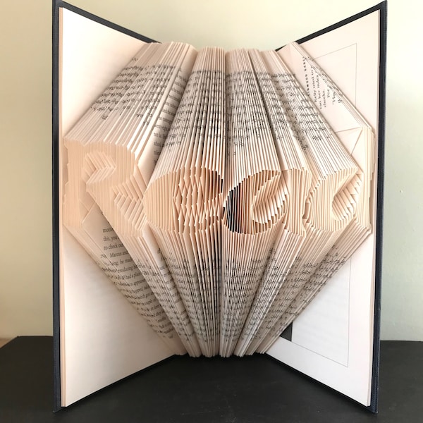 Read Book Folding Pattern - Etsy