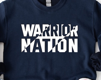 Warrior Nation SVG PNG, Warrior SVG, Warrior Mascot Svg, Warriors Cheer ...