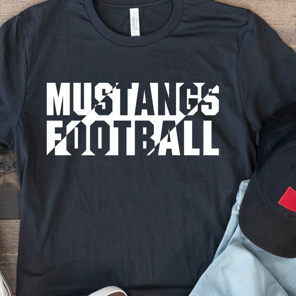 Mustangs Football Svg - Etsy