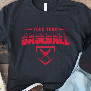 Baseball Team SVG Template: Cricut & Silhouette Cut File (digital ...