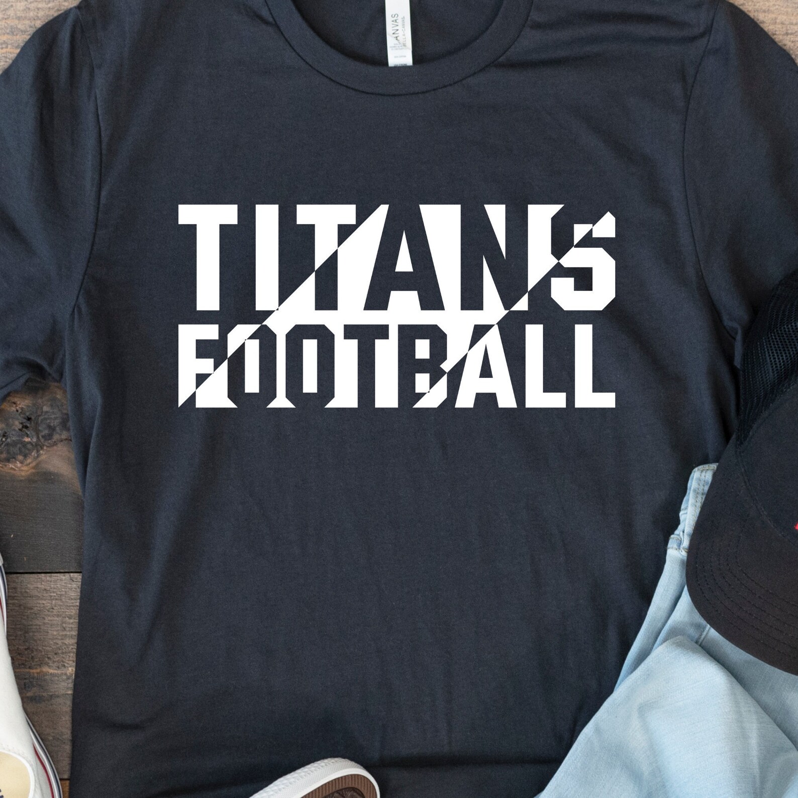 Titans Football SVG: School Spirit Design (digital Download) - Etsy