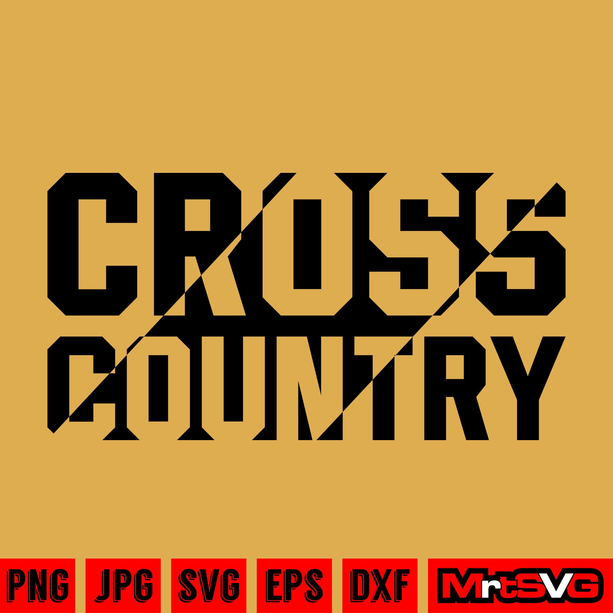 Cross Country SVG Cut File: Running Team Design (digital Download) - Etsy