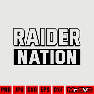Raider Nation SVG: Mascot, School Spirit Design (digital Download) - Etsy