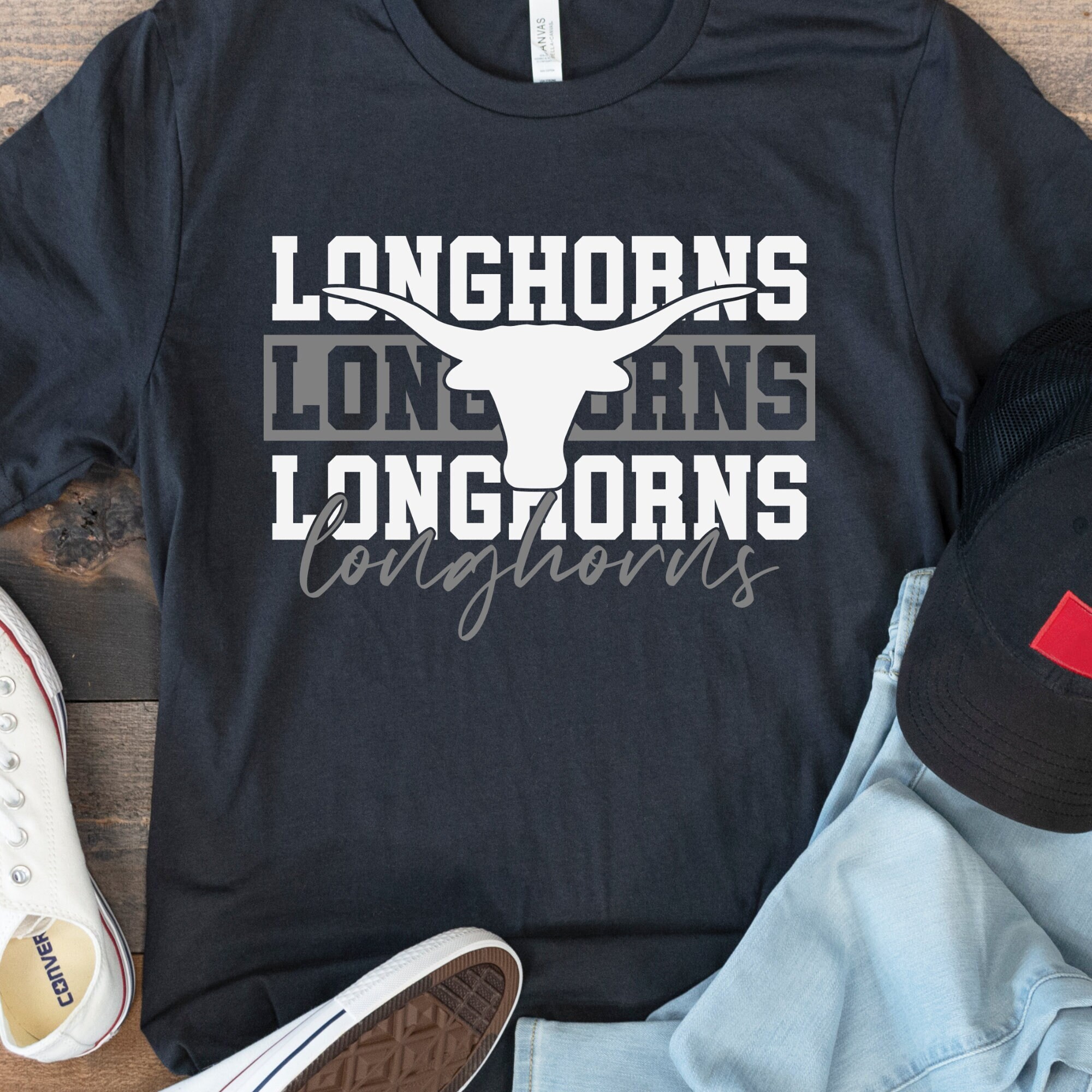 Longhorns Mascot SVG: School Team Cheer Design (digital Download) - Etsy